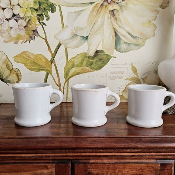 HALL | Dining | 92s Antique Ironstone Set Of 3 Rustic Primitive ...